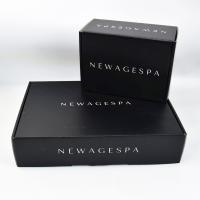 China Colored Corrugated Mailer Boxes Small Black Corrugated Shoes Box  For Shipping for sale