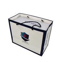 China Recyclable CDR Custom Printed Paper Shopping Bag CMYK PMS With Rope Handles for sale