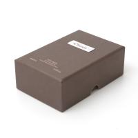 China Lid And Base Two Pieces Luxury Gift Boxes Brown Paper With Perfume UV Printing for sale