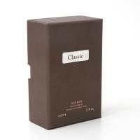 China Lid And Base Two Pieces Luxury Gift Boxes Brown Paper With Perfume UV Printing for sale