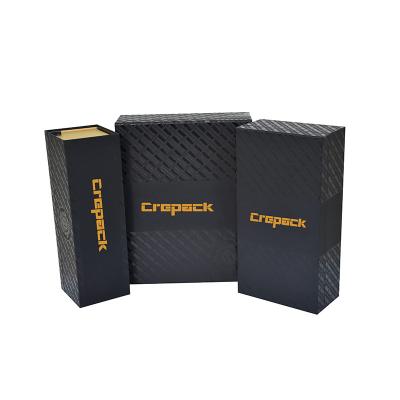 China Luxury Gifts Preferred 2 Bottles Wine Packaging Box High End Atmosphere for sale
