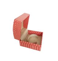 China Small Pink Rigid Cardboard Luxury Gift Boxes Portable Bracelet Packaging Personalised Jewelry Boxes for sale