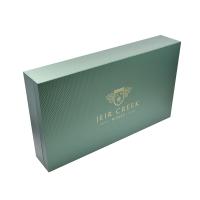 China Green Customizable 6 Bottles Cardboard Wine Gift Box Matte Lamination for sale