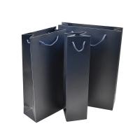 China Customized 3 Minute Exquisite Single Copper Paper Blue Handbag For Luxury Gift Packaging for sale
