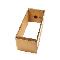 China Corrugated Paper Simple Red Wine Box With Portable Rope Rigid Gift Boxes for sale