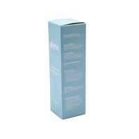 China Recyclable Blue Cosmetic Skin Care Packaging Box With UV Print And EVA Insert Customization for sale