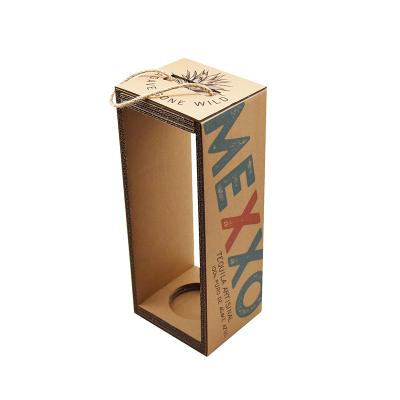 China Customized Luxury Single-Bottle Display Storage Box for Wine Whisky Champagne Premium Paper Boxes for sale