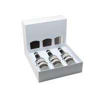 China Recyclable Kraft Paper Customizable 3 Bottle Wine Gift Boxes Corrugated Cardboard for sale