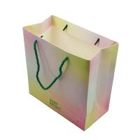 China Customized Logo Retail Printed Shopping Handbags With PP Handle for sale