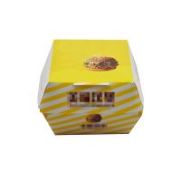 China Custom-Made Takeout Paper Rigid Containers For Hamburgers Food Package Matt Lamination UV Also False Eyelashes Socks for sale