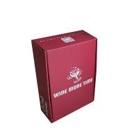 China Custom Logo Printed Free Design Corrugated Cardboard Paper Packaging Box Tear Self Sealing Gift Box For Shipping for sale