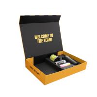 China Special Custom Paper With Texture Luxury Style Cardboard Gift Packaging Box With Try Color for sale