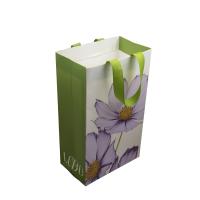 China Reusable Laminated Handled Shopping Gift Paper Tote Bag With Logo Custom Printed for sale