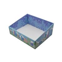 China Custom Logo Display Boxes for Store Shop Gold Foil Printed Square Shaped Packaging for Gift for sale