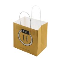 China Wholesale Custom Printed Kraft Craft Paper Bags Reusable And Recycled Party Gift Bag for sale