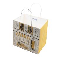 China Wholesale Custom Printed Kraft Craft Paper Bags Reusable And Recycled Party Gift Bag for sale