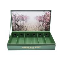 China Luxury 6 Pack Wine Gift Boxes Packaging With Custom Logo Lid Packaging Cardboard for sale