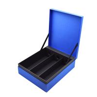 China Luxury 3-Bottle Wine Holder with Elegant Matte Finish and Customized Logo for Premium Gift Packaging for sale