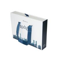 China Luxury Gift Box with Drawer Design and Handle for Christmas Gifts Magnetic Closure Box for sale