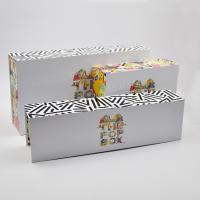 China High-End Custom Printed Flip-top Sliding Drawer Rigid Gift Box with Sponge Insert and Ribbon for sale