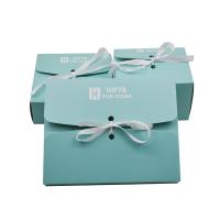 China Fashion Trend Recyclable Collapsible Gift Paper Box with Ribbon Packing for Christmas Birthday Wedding for sale