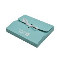China Fashion Trend Recyclable Collapsible Gift Paper Box with Ribbon Packing for Christmas Birthday Wedding for sale