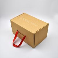China Custom Printed Recyclable Luxury Gift Packing Box with Ribbon Handle 500 Pieces MOQ for sale