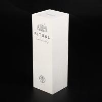 China Magnetic Folding Cardboard Single Red Wine Bottle Gift Box For Shipping White Color for sale