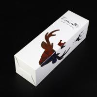 China Collapsible Cardboard Wine Gift Boxes  Single Bottle Crash Lock For Champagne Whisky Alcohol for sale