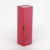 China Liquor Bottle Rigid Magnetic Gift Box 2mm Single Wine Bottle Box for sale