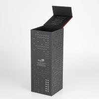 China Rigid Folding Cardboard Red Wine Bottle Gift Box Whisky Gin Packaging Box for sale