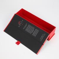 China Black Branded Magnetic Closure Wine Bottle Gift Box For Wedding Ceremony for sale