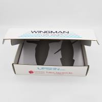 China 140g Matt Corrugated Mailer Boxes Two Sides Personalised Printed Shipping Silver Foil for sale