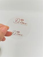 China Moveable Custom Transparent Stickers Adhesive 1,000pcs for sale