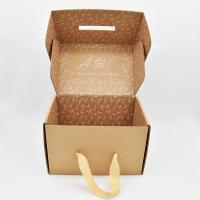 China Flip Top Ribbon Corrugated Mailer Boxes Rigid Paper Customized Color For Gifts for sale