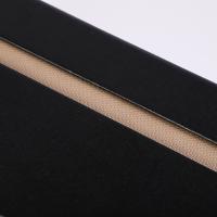 China rigid black base and lid gift box with enforcement tray inside and sponge insert in customized cutout for sale