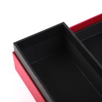 China Sponge Cushion Wine Bottle Gift Box Luxury Cardboard Packaging Spirit Single Tab Opening for sale