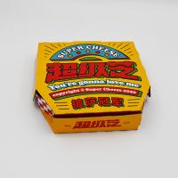 China E Flute Pizza Delivery box Corrugated Pizza Box Cmyk Custom Printed Tailored foold delivery box for sale