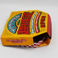 China E Flute Pizza Delivery box Corrugated Pizza Box Cmyk Custom Printed Tailored foold delivery box for sale