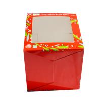 China Attractive CMYK Small Clear Window Box Packaging For Retail for sale