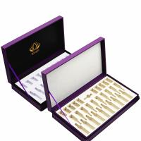 China Outer Makeup Cosmetic Packaging Boxes CCNB Wooden Hinged Kit Skincare Beauty With Ribbon Strap for sale
