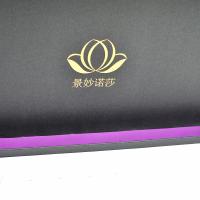 China Outer Makeup Cosmetic Packaging Boxes CCNB Wooden Hinged Kit Skincare Beauty With Ribbon Strap for sale