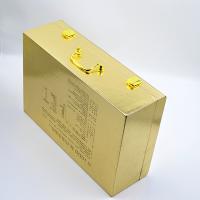 China MDF Luxury Wooden Jewellery Boxes 230g Customized Handle Health Care Package for sale