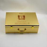 China MDF Luxury Wooden Jewellery Boxes 230g Customized Handle Health Care Package for sale