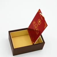 China Premium Rigid Essential Oil Packaging Box CMYK Sliding Lid 128gsm With Grosgrain Strap for sale