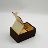 China Premium Rigid Essential Oil Packaging Box CMYK Sliding Lid 128gsm With Grosgrain Strap for sale