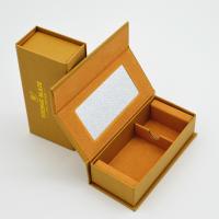 China Rigid luxury essential oil and eye serum skincare packaging box with mirrow and golf foil logo for sale
