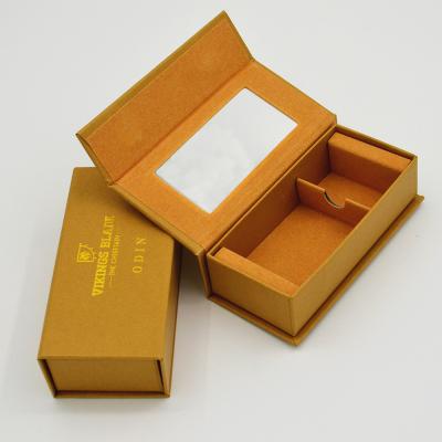 China Rigid luxury essential oil and eye serum skincare packaging box with mirrow and golf foil logo for sale