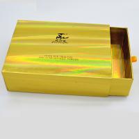 China Custom UV Sliding Drawer Gift Boxes ODM Luxury Rigid Packaging With Divider Drawing Tab for sale