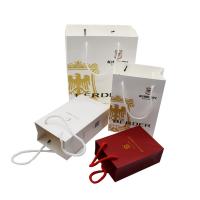 China FSC Jewelry Paper Bag With Rope Handle 250g Customized CMYK Printing Cotton for sale